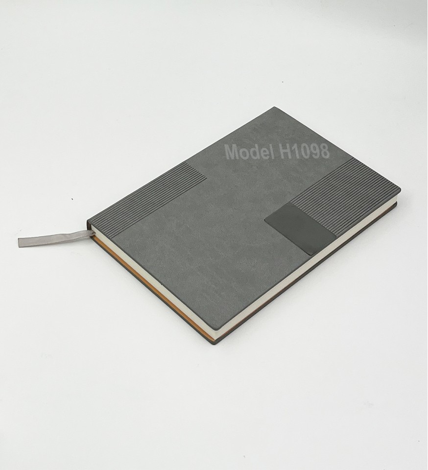 A5 Size Notebook Diary With Metal Plate